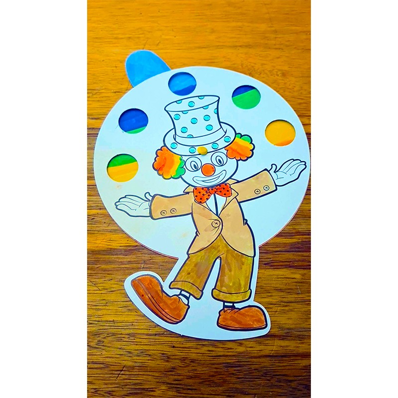 חנות גננות ומורות משקיעות - כל המוצרים - יצירה והרכבה לפורים ליצן להטוטן